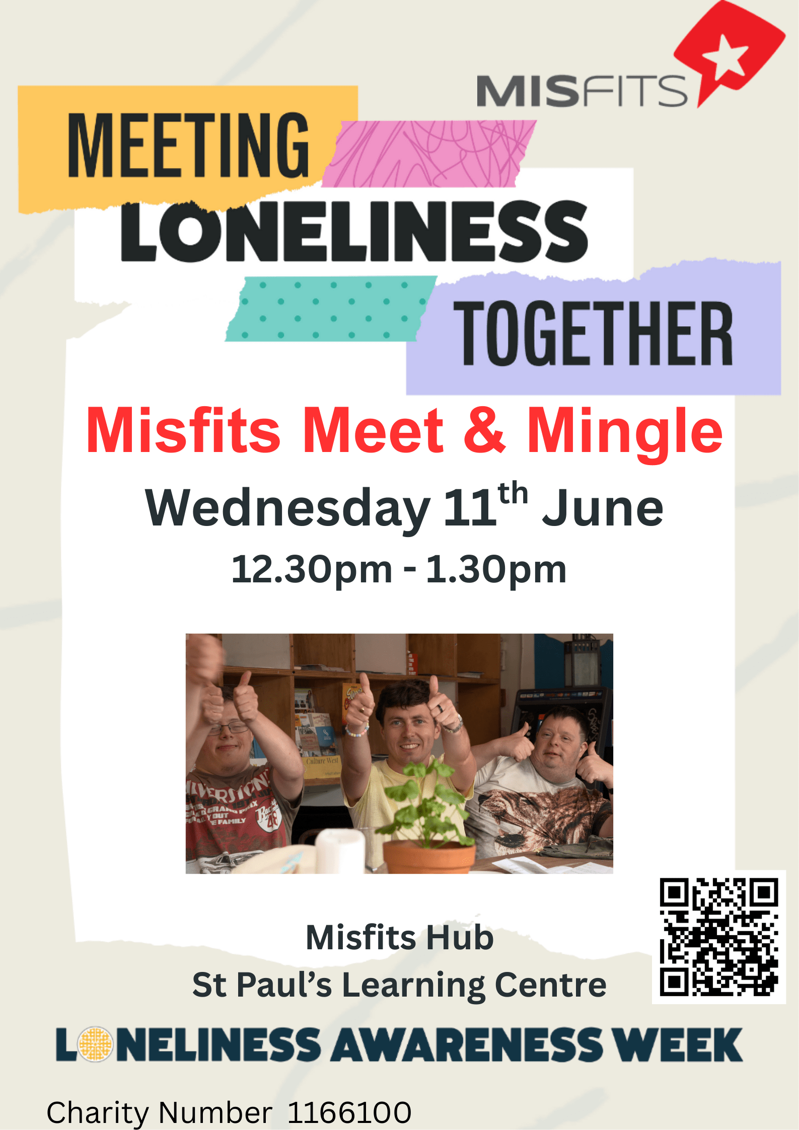 Loneliness Awareness Week - Misfits Theatre